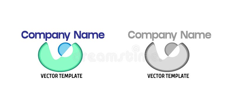 Abstract Color Oval Vector Logo Stock Vector - Illustration of positive ...