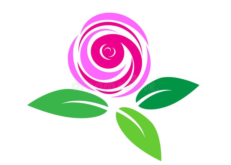 Logo rose. stock vector. Illustration of arch, field - 68612828