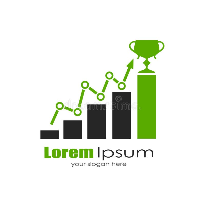 Logo Abstrait De Vecteur De Réussite. Éléments De Design Avec Le Signe ...