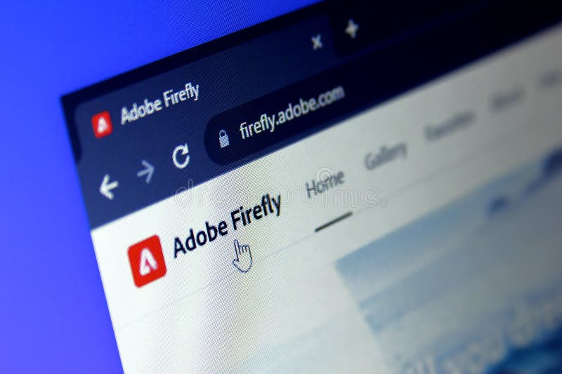 Adobe Firefly Brand Logo on Screen Editorial Photography - Image of ...