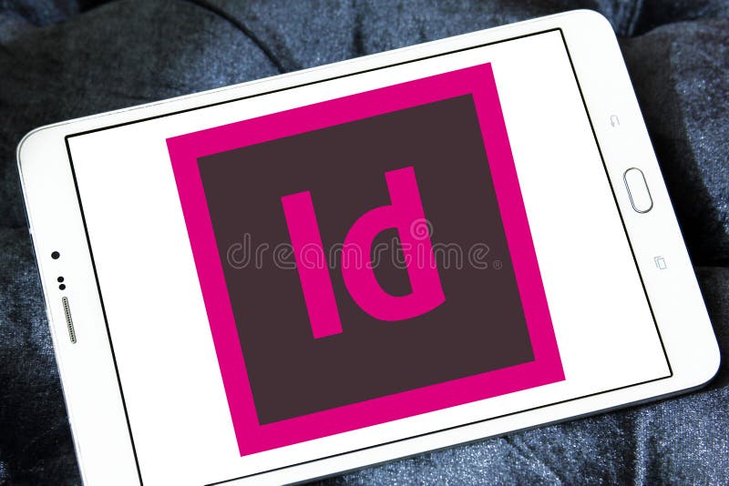 Adobe InDesign Program Logo Editorial Stock Image - Image of logos ...