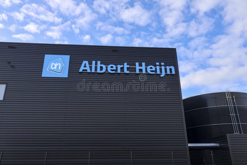 Logo of Albert Heijn Delivery Warehouse in Bleiswijk Editorial Photo ...