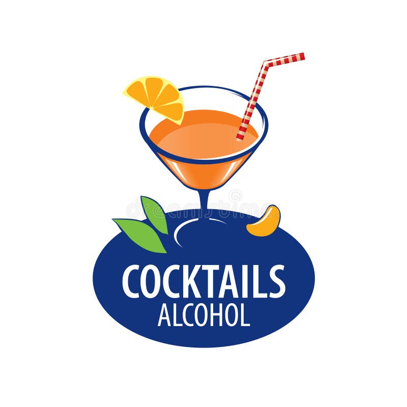 Logo Alcoolique De Cocktails Illustration de Vecteur - Illustration du ...