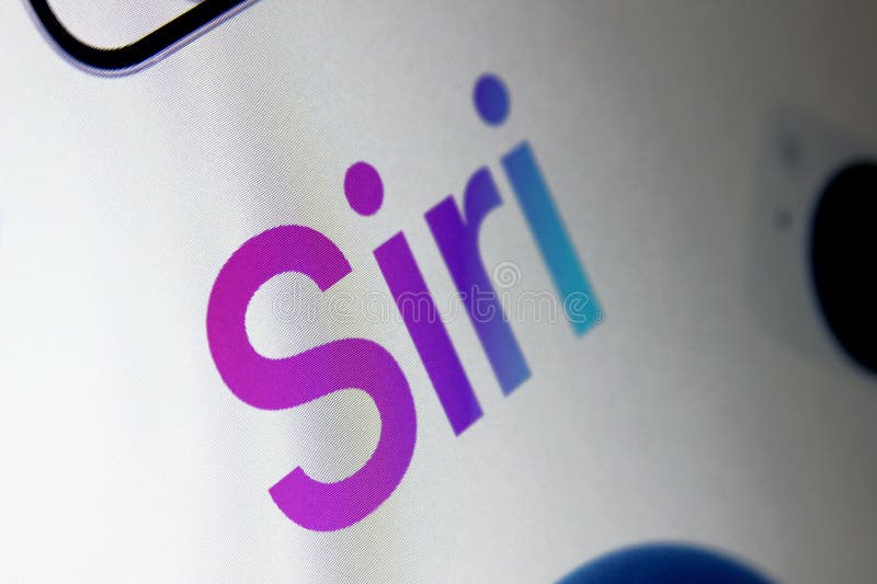 Apple Siri logo editorial stock photo. Image of tech - 301289803