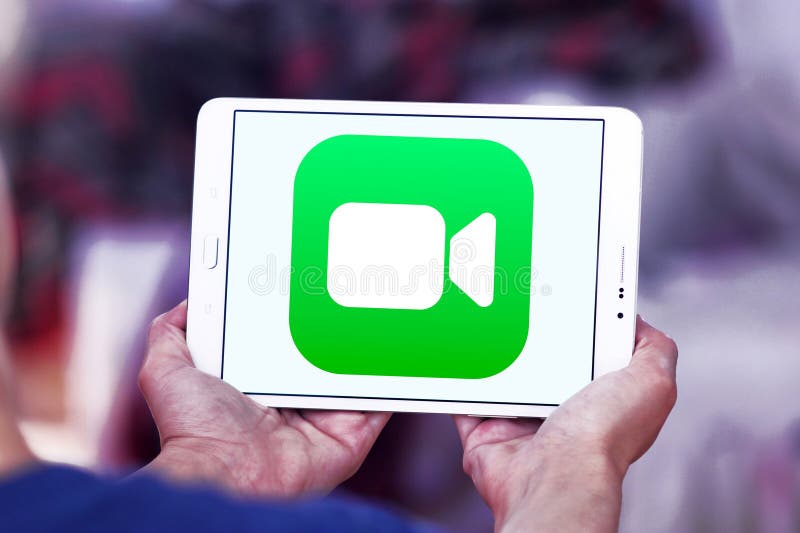 Apple Facetime app logo editorial photography. Image of smartphone ...