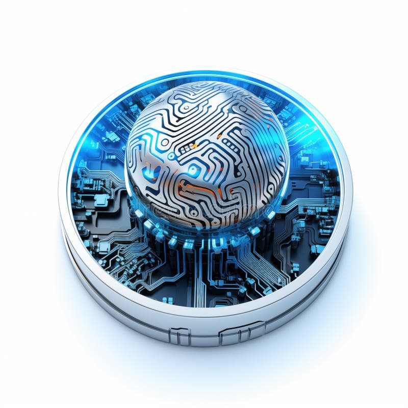 The Logo of the Artificial Intelligence App Stock Photo - Image of ...