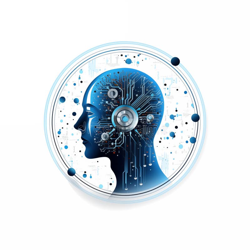 The Logo of the Artificial Intelligence App Stock Illustration ...