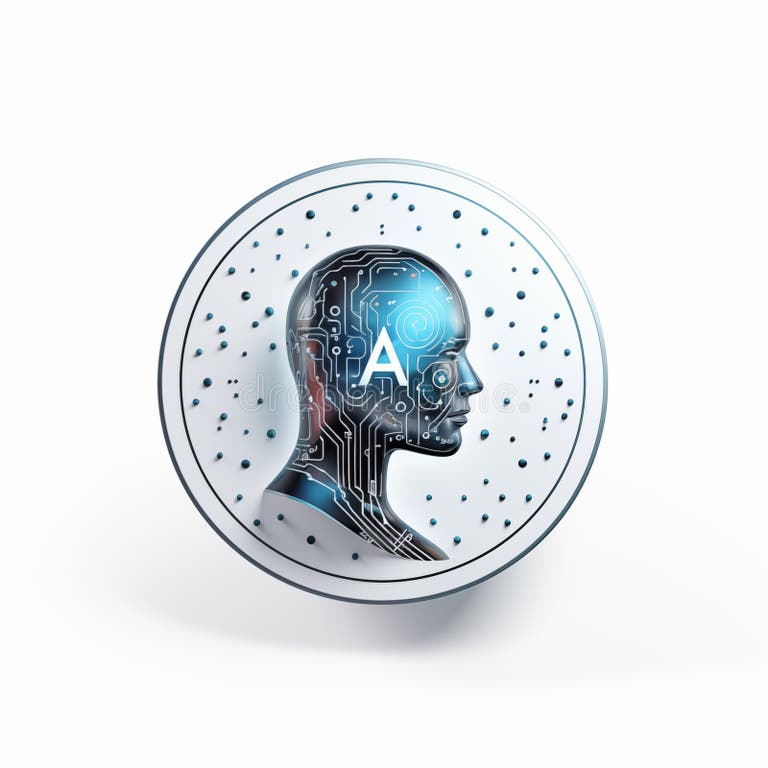 The Logo of the Artificial Intelligence App Stock Illustration ...