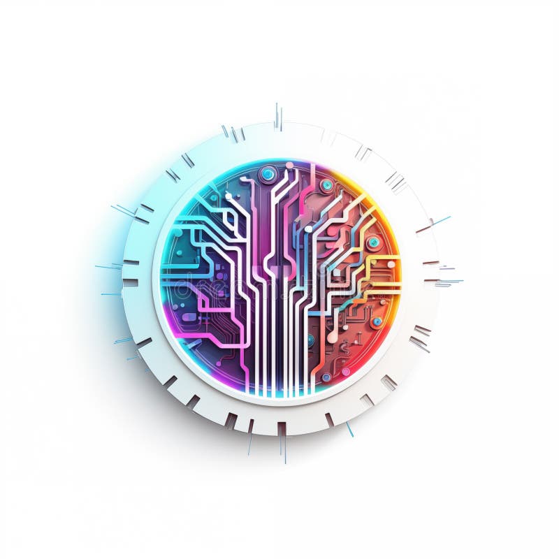 The Logo of the Artificial Intelligence App Stock Illustration ...