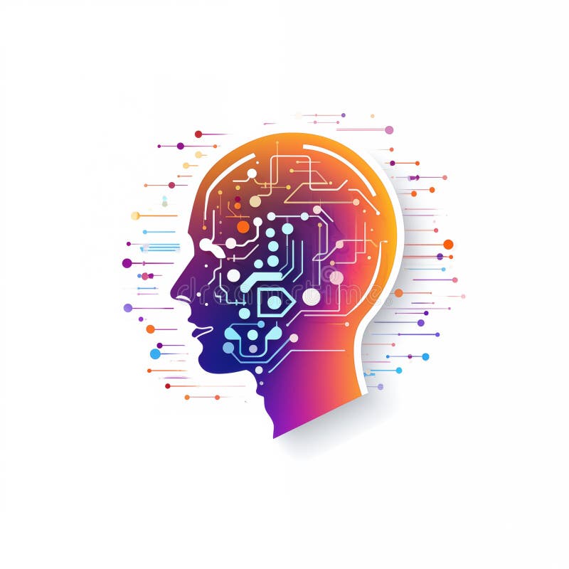 The Logo of the Artificial Intelligence App Stock Illustration ...
