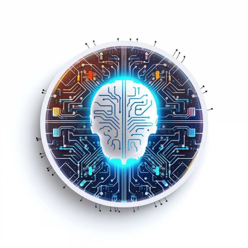 The Logo of the Artificial Intelligence App Stock Illustration ...