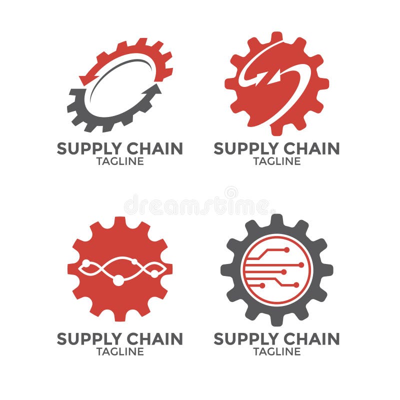 Set of Collection Gear Emblem Idea Design for Industry and Technology ...