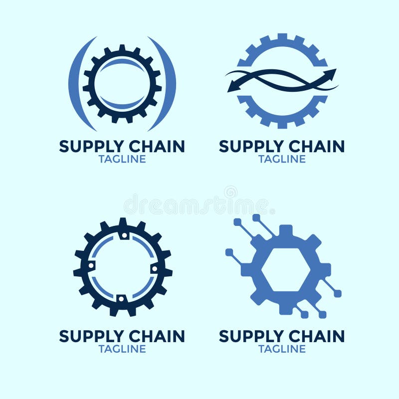 Set of Collection Gear Emblem Idea Design for Industry and Technology ...