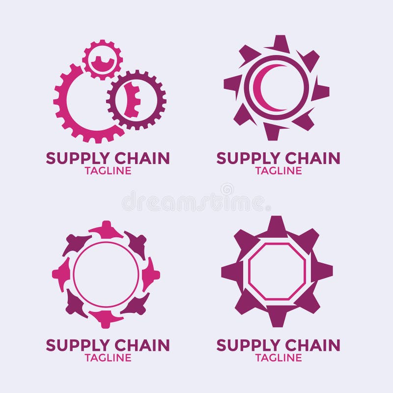 Set of Collection Gear Emblem Idea Design for Industry and Technology ...