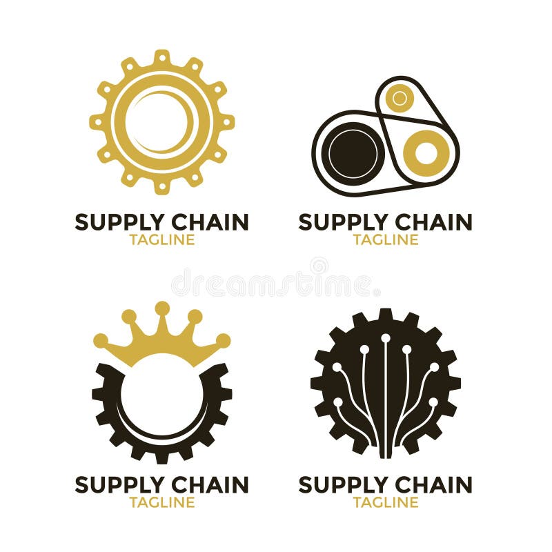 Set of Collection Gear Emblem Idea Design for Industry and Technology ...