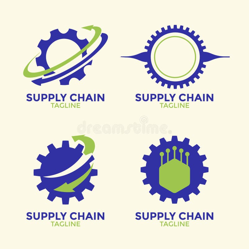 Set of Collection Gear Emblem Idea Design for Industry and Technology ...