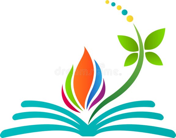 Logo astratto del libro illustrazione vettoriale. Illustrazione di ...