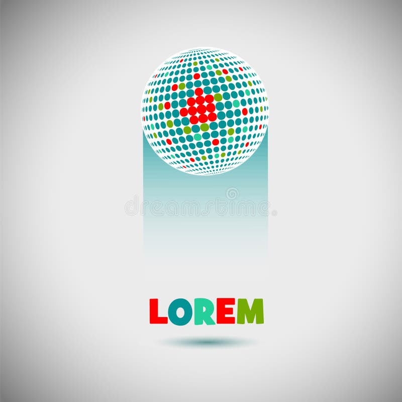 Logo Ball. Hand Drawn. Not AI, Vector Illustration Stock Vector ...