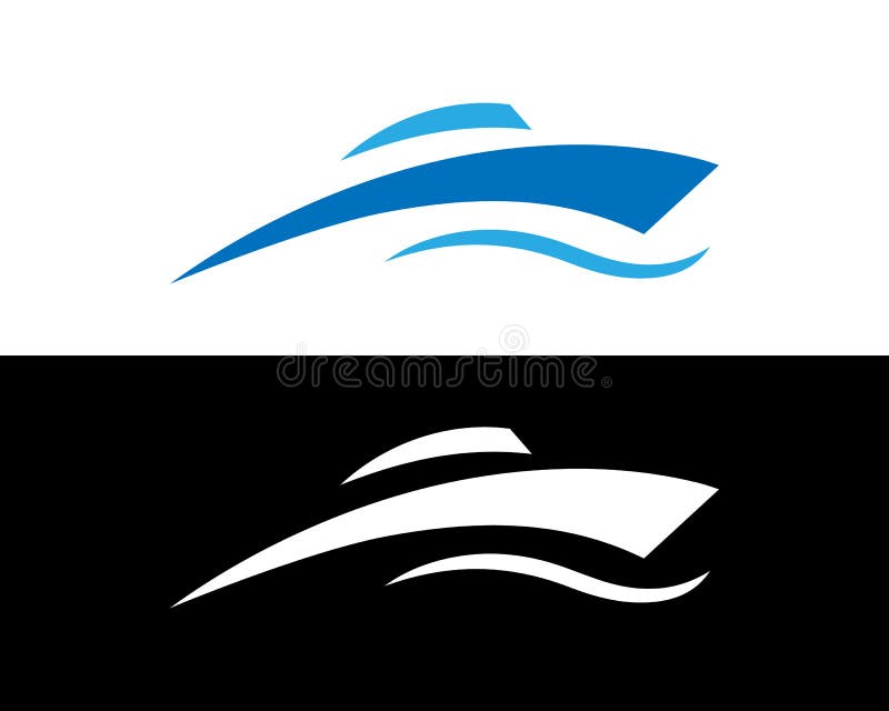 Logo Bateau Et Bateau Vectoriel Design Illustration de Vecteur ...