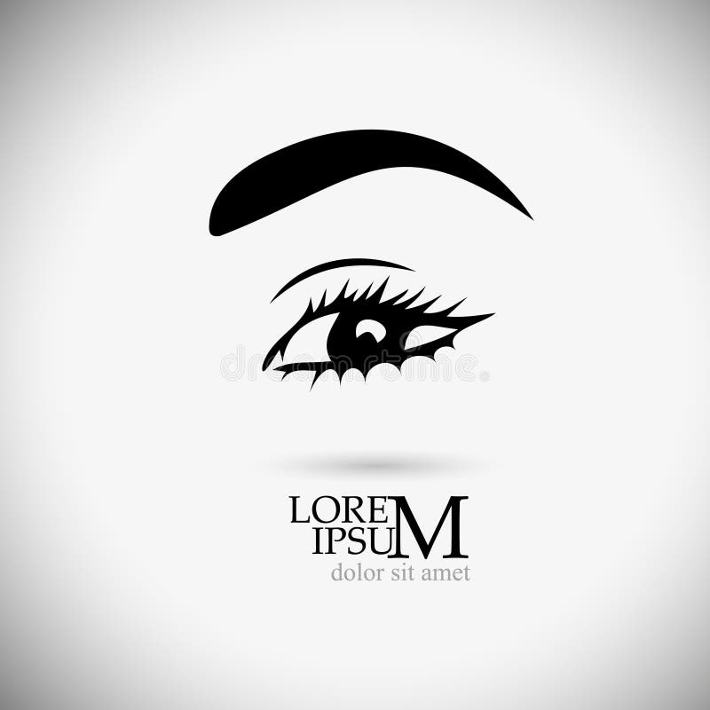 Logo is a Beautiful Eye. Vector Illustration Stock Vector ...