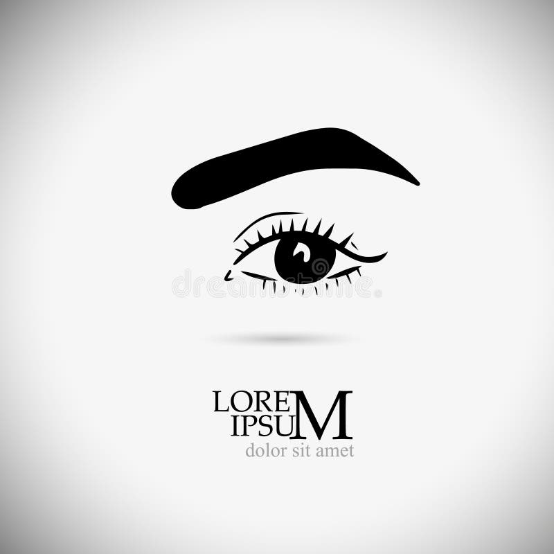 Logo is a Beautiful Eye. Vector Illustration Stock Vector ...