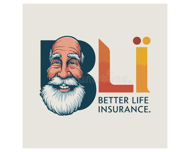 Logo of Better Life Insurance Stock Illustration - Illustration of nose ...
