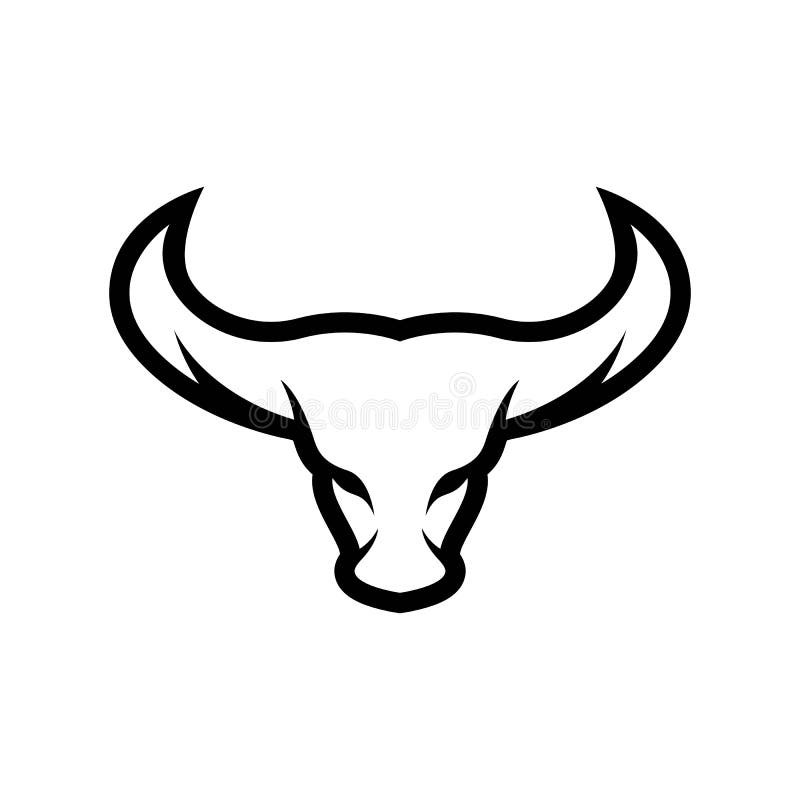 Logo-Bilder am Stier vektor abbildung. Illustration von gesicht - 247235415