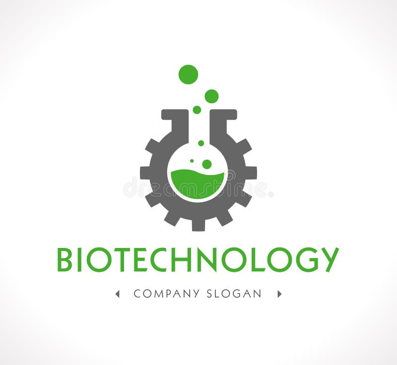 Logo - Biotechnology stock vector. Illustration of black - 43414109