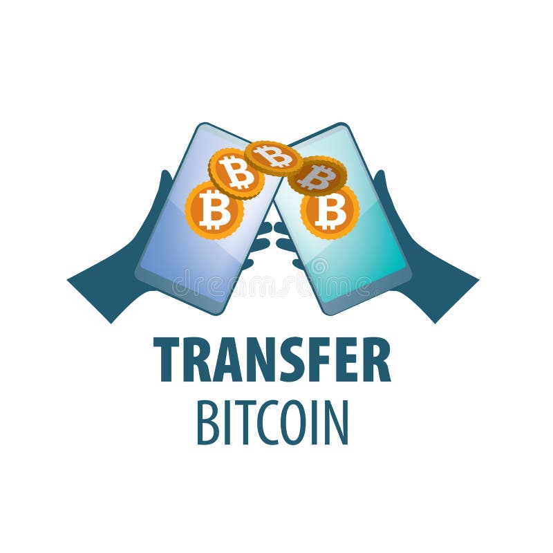 Logo Bitcoin Money Transfer Stock Vector - Illustration of cash, coin ...