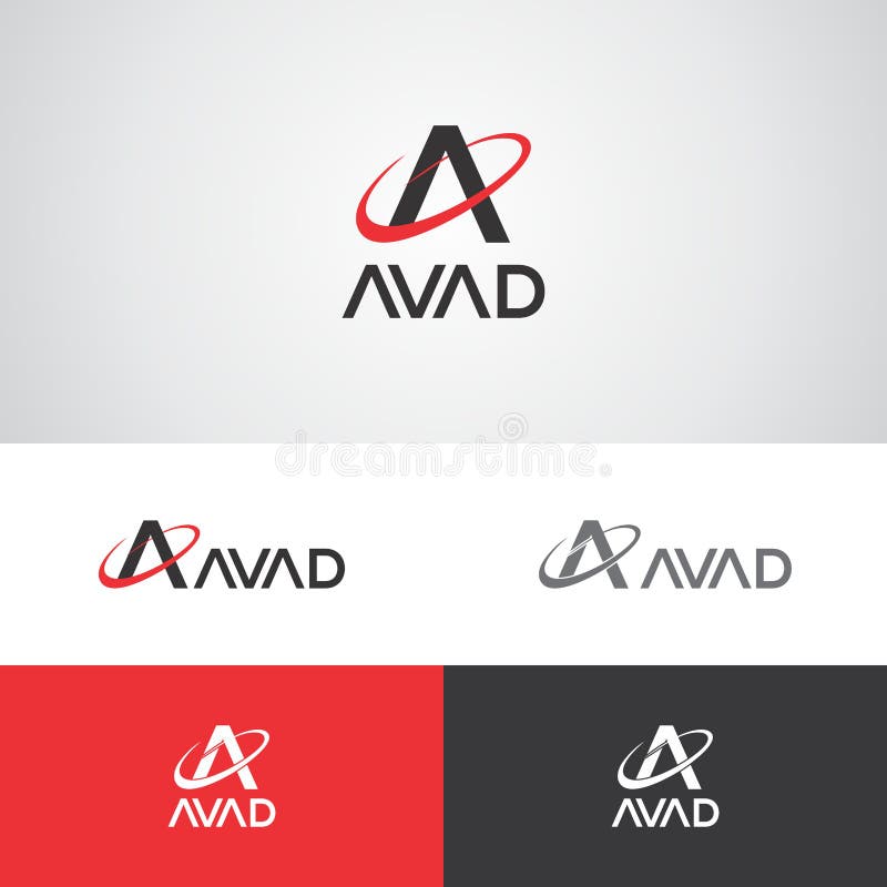 Avad telecom logo stock vector. Illustration of modern - 104525196
