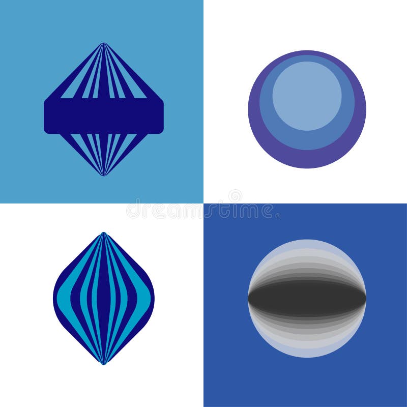 Logo. Blue color stock vector. Illustration of symbol - 85197742