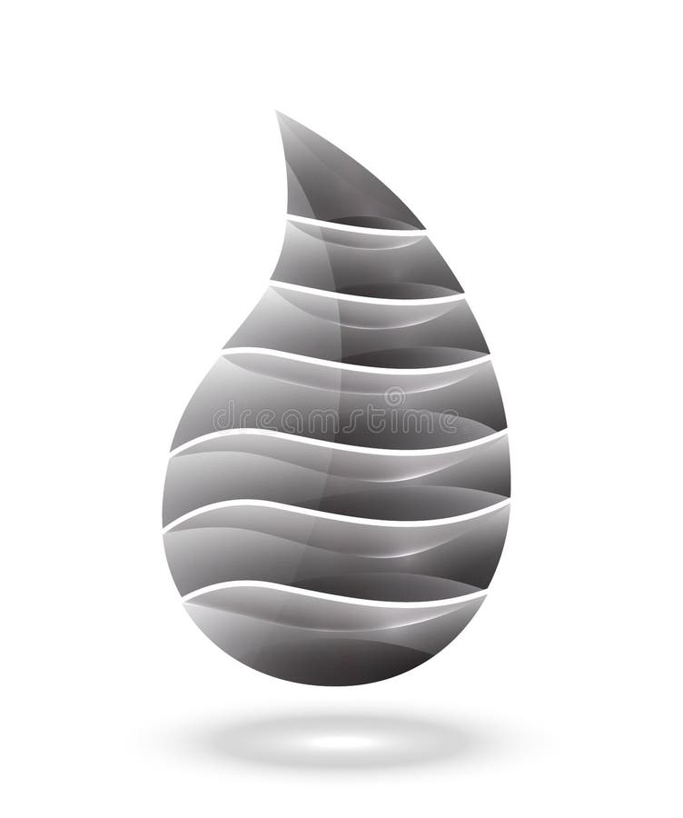 Logo Blue Water Drop. Template Stock Vector - Illustration of filter ...