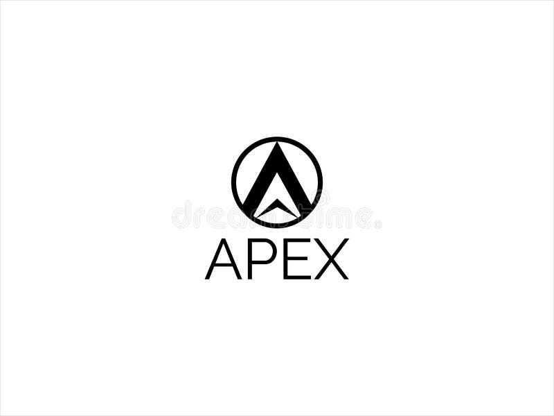 Apex logo design vector stock illustration. Illustration of drawing ...