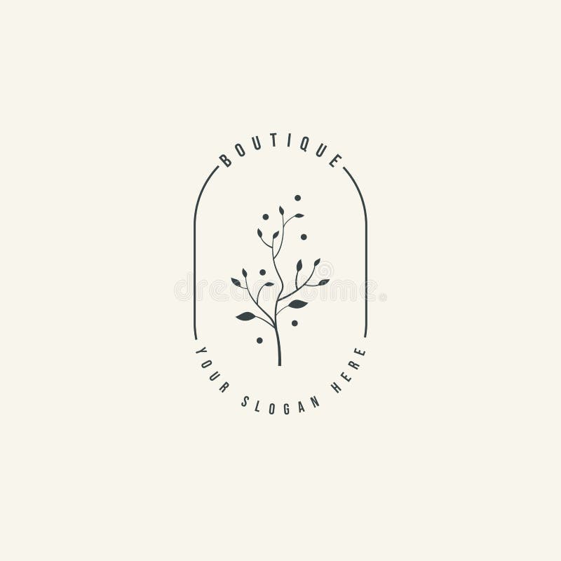 Design Logo Symbol Icon Sign. Illustration Vector of an Organic Leaf ...