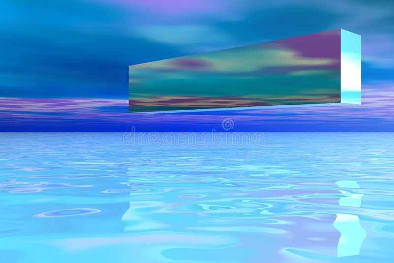 Logo box landscape stock illustration. Illustration of bright - 1360243