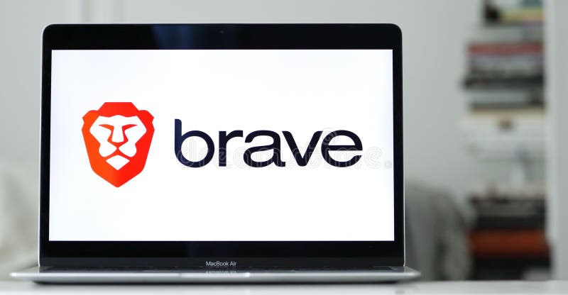 Brave Browser Logo on Computer Editorial Stock Image - Image of ...