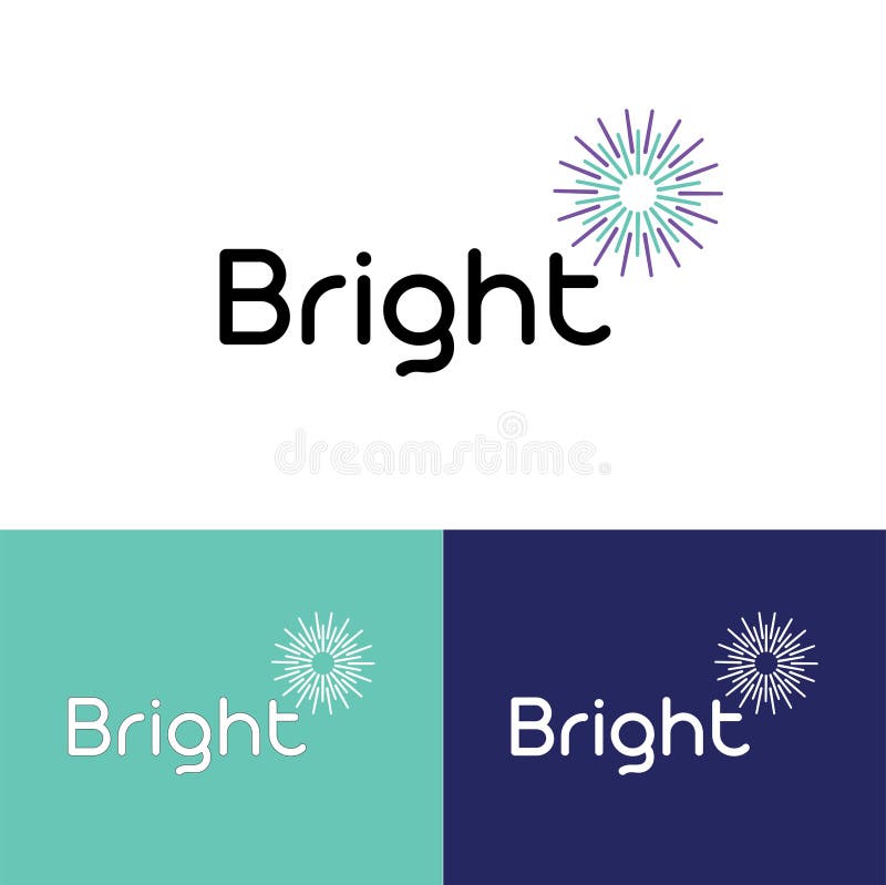 Logo Bright Light Company Finance Company Fintech Financial Technology ...