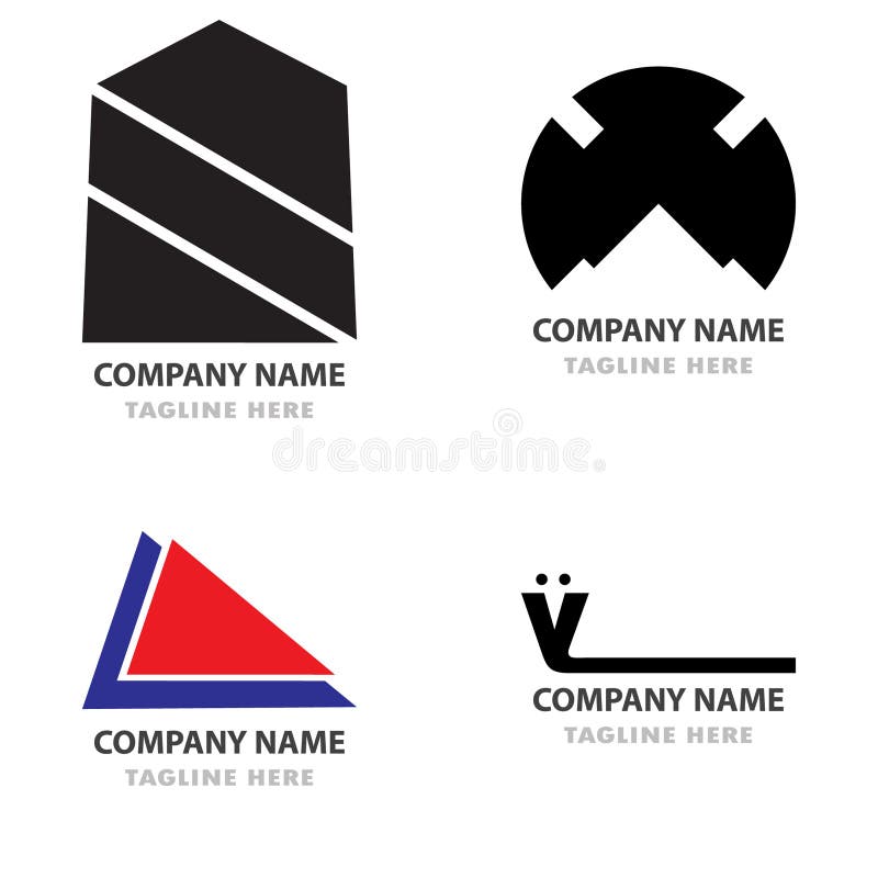 Logo Bundle Coorporate Awesome Modern Concept Stock Vector ...