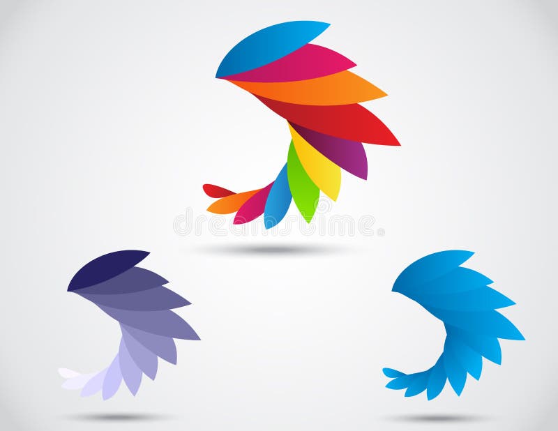 Logo Business . Bird Abstract Stock Vector - Illustration of spot ...