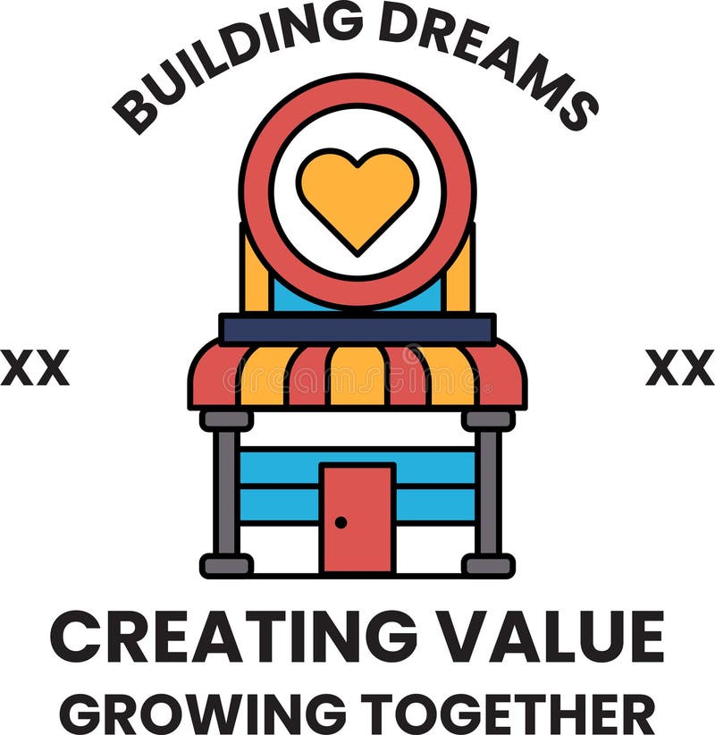 A Logo for a Business that is about Creating Value and Growing Together Stock Vector ...