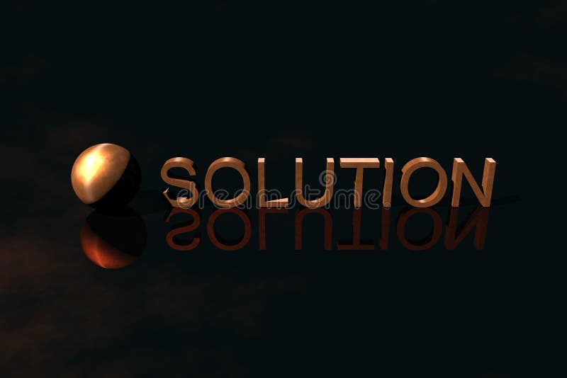 Logo Business, Solution stock illustration. Illustration of cover - 4851033