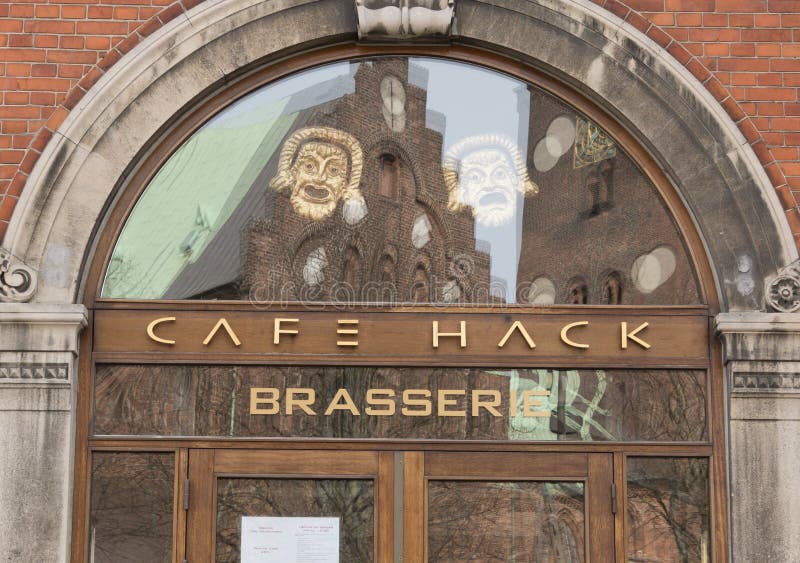 The Logo of the Cafe Hack Building in Aarhus Editorial Photo - Image of ...
