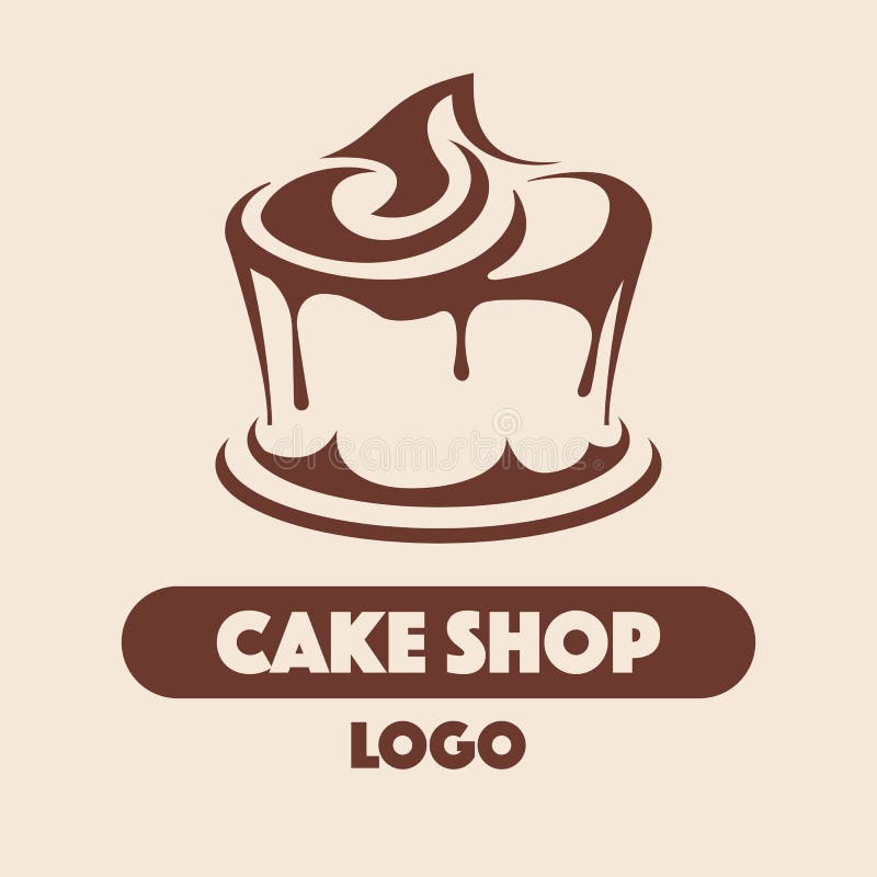 Cake Shop Letter U Logo Template Stock Vector - Illustration of emblem ...