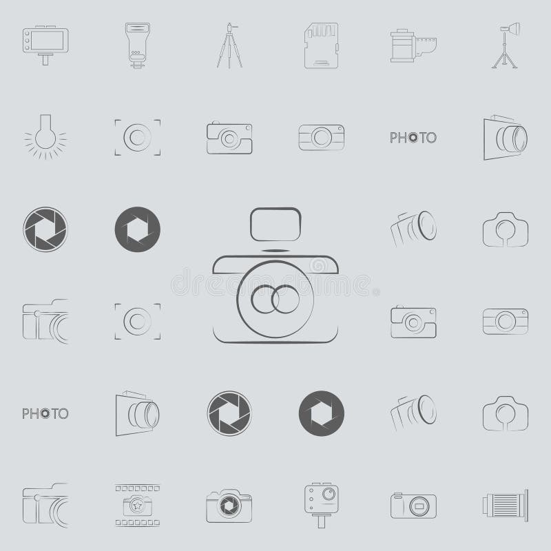 Logo Camera Icon. Photo Icons Universal Set for Web and Mobile Stock ...