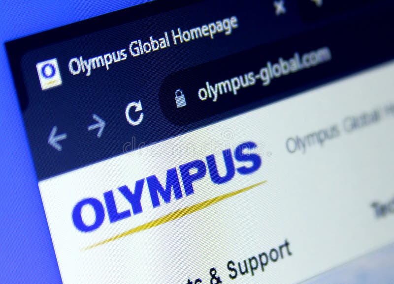 Olympus logo editorial photography. Image of icon, medical - 298219292