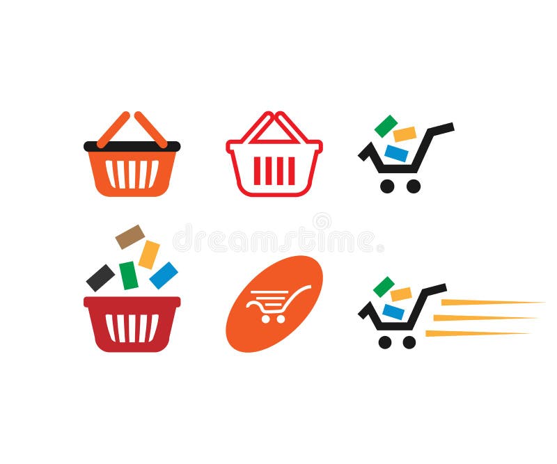 Retail Logo and Icon Design Template Vector Stock Vector - Illustration ...