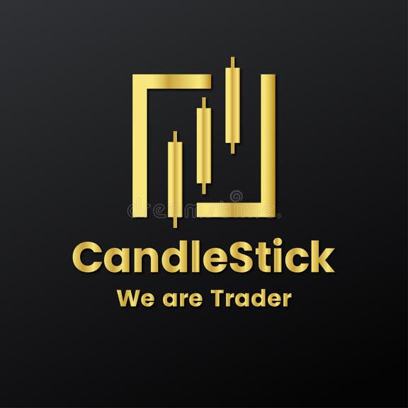 Logo Candlestick Trading Chart Analyzing in Forex Stock Vector ...