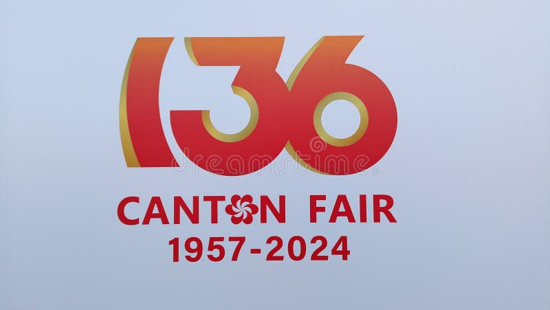 Logo Canton Fair - Commodities Fair in China Editorial Stock Image ...