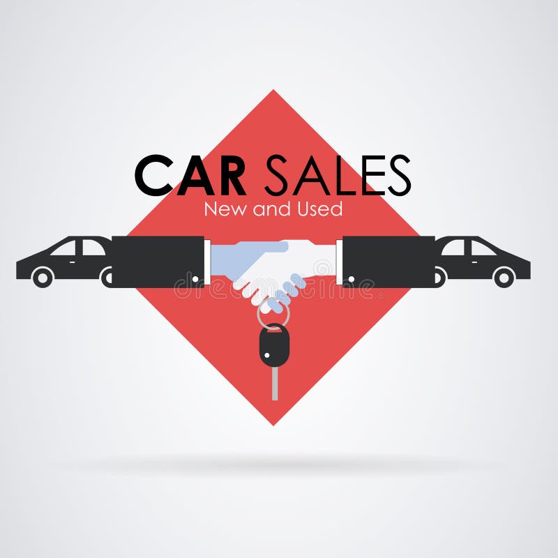 Logo Car-Verkauf vektor abbildung. Illustration von vertrag - 108760620