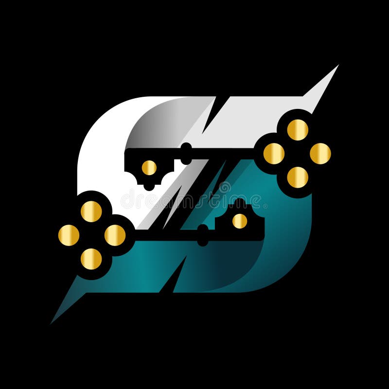 Logo Element Symbol Letter S Key Stock Vector - Illustration of sign ...